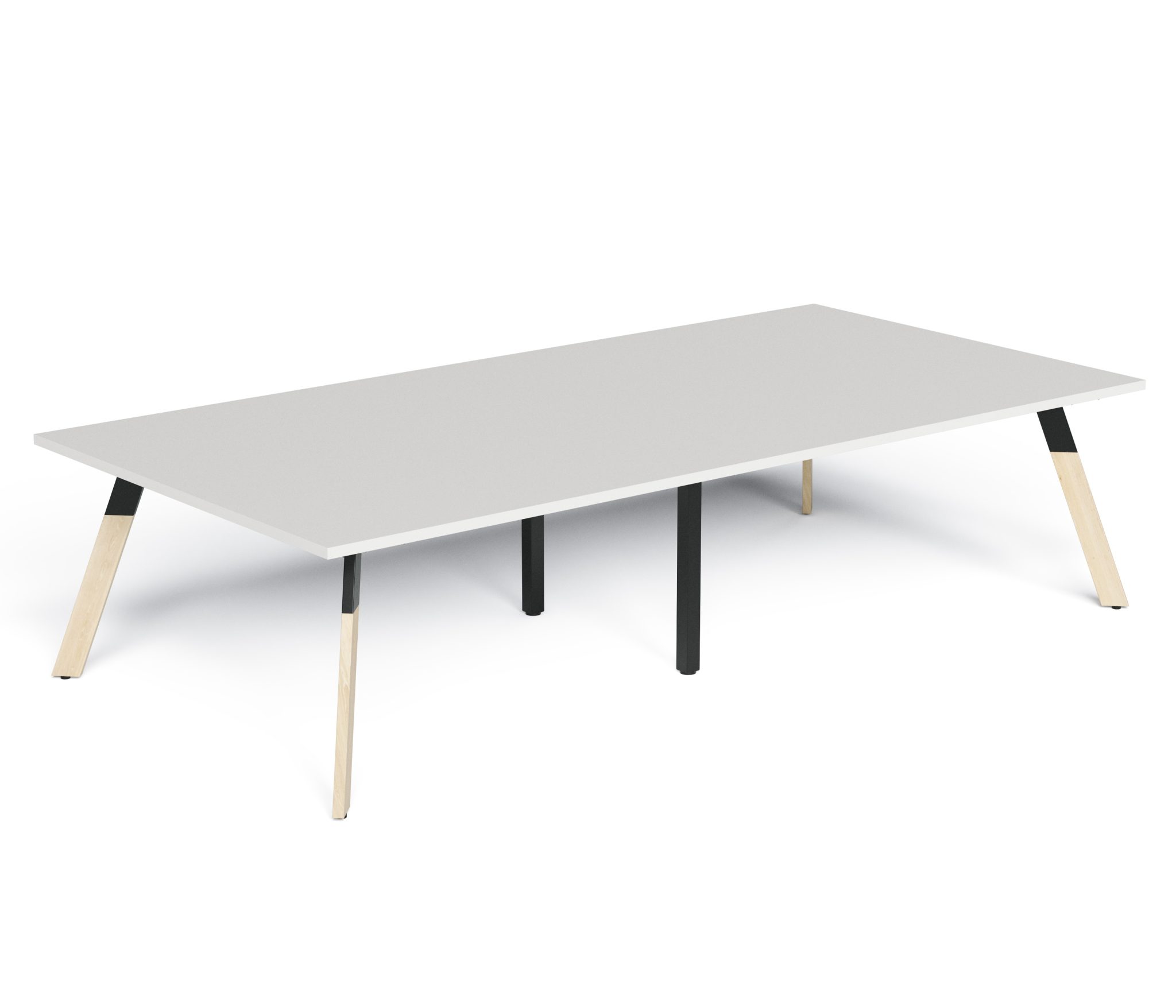 Linear Boardroom Table 6 Legs Frame Only – R2G Furniture